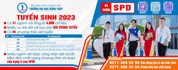 Trường ĐH Đồng Tháp tuyển hơn 4.000 chỉ tiêu năm 2023